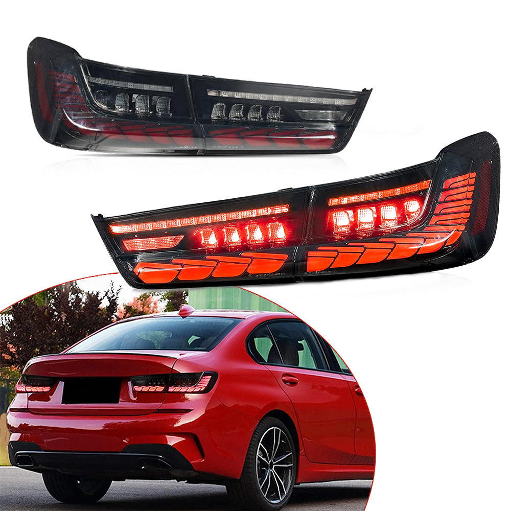 VLAND OLED Tail Lights For BMW 3 Series G20 Sedan 2019-2022 Seventh Ge ...