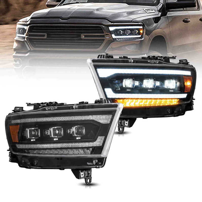 VLAND Projector LED Headlights For Dodge RAM 1500 2019-2024 — VLAND ...