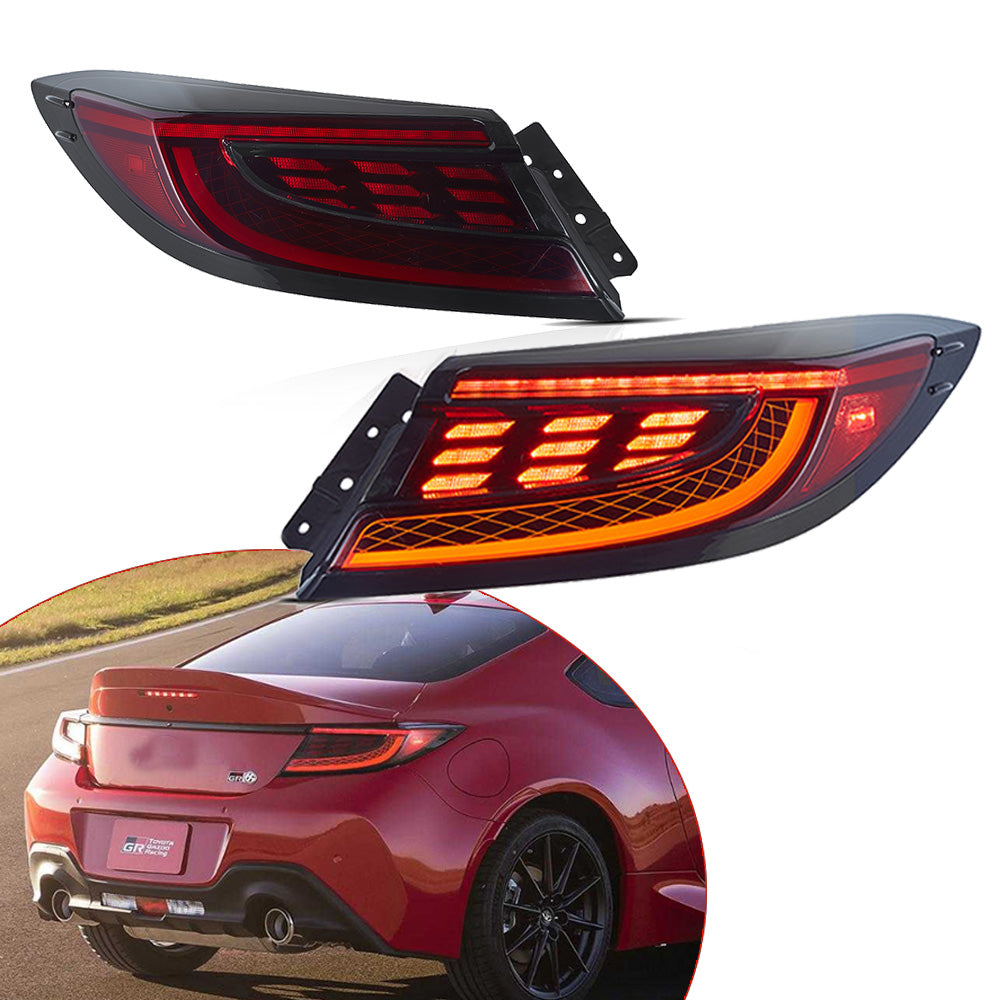 VLAND Full LED Tail Lights for Toyota GR86 Subaru BRZ 2nd Gen ZN8/ZD8 ...