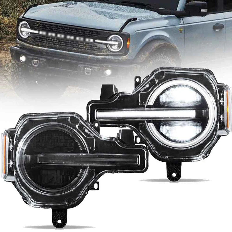 VLAND LED Headlights For 2021-2024 Ford Bronco — VLAND Official