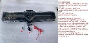 VLAND LED Rear Bumper Reverse Light Fog Lamp RGB Running Light For 201 ...