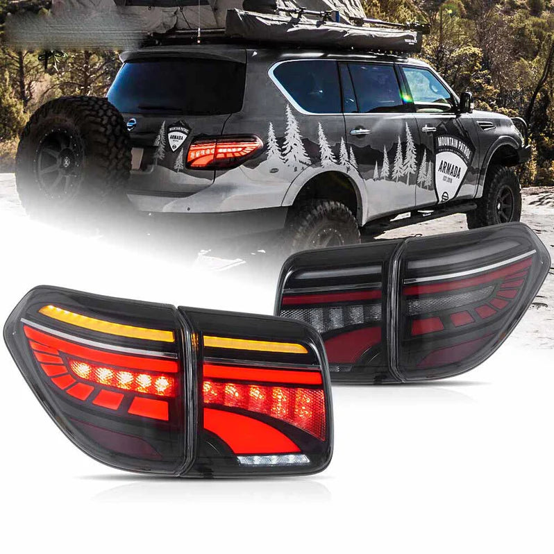 VLAND LED Taillights For 2017-2020 Nissan Armada (Y62) & 2010-2019 Pat ...