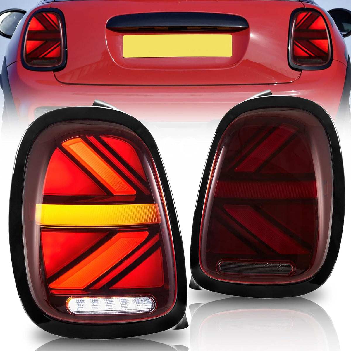 VLAND Full LED Tail Lights Lamps For BMW Cooper Hatch Mini F-Series 20 ...