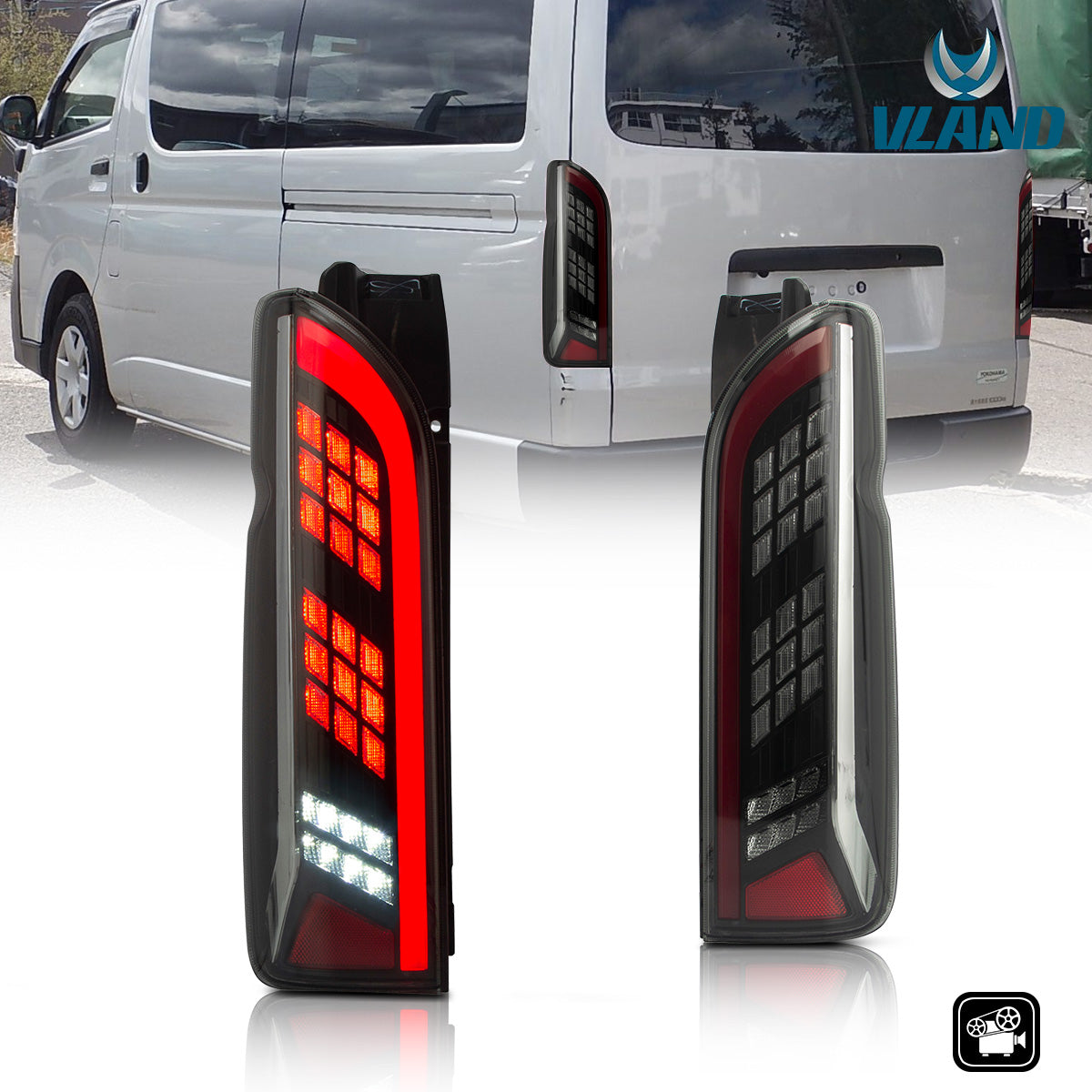VLAND Full LED Tail Lights For Toyota Hiace 2005-2018 — VLAND Official