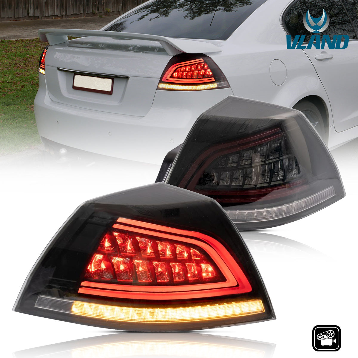 VLAND Full LED Tail Lights For Holden VE Sedan VE Series 1/VE Series 2 ...