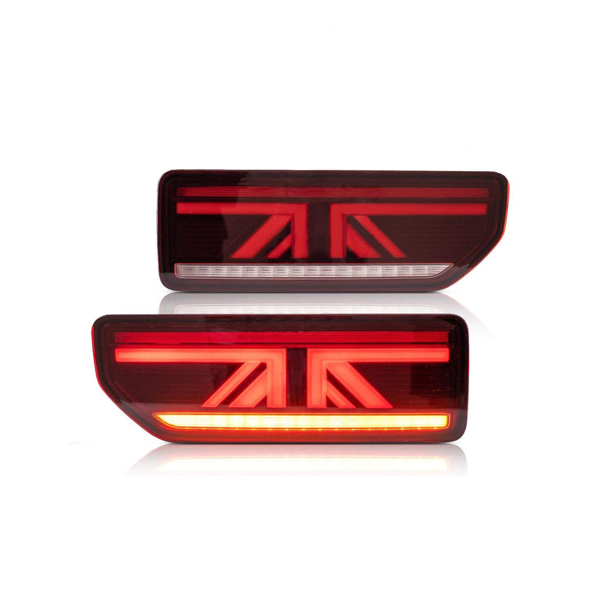 VLAND for Suzuki Jimny LED Rear Lights 2019-up Smoked / Red Clear ABS ...