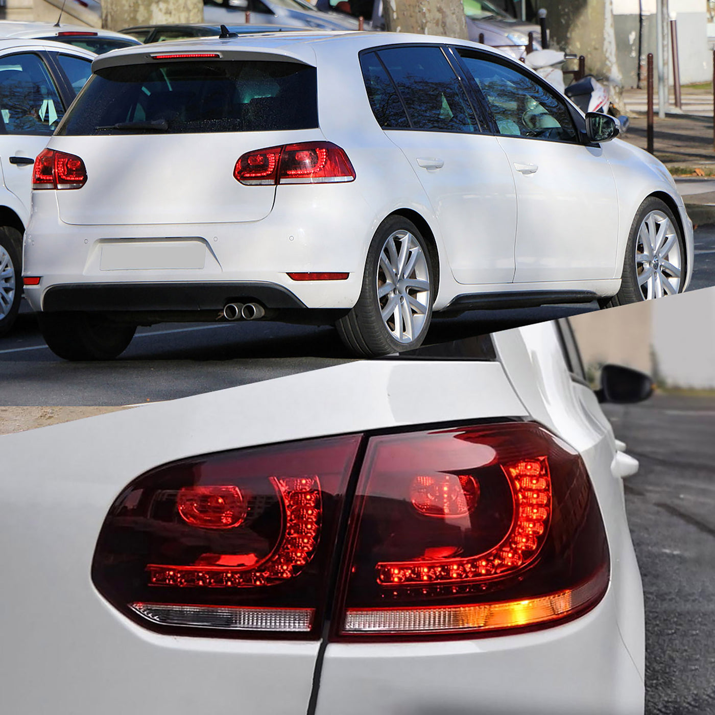 VLAND LED Taillights for Volkswagen Golf 6 MK6 2009-2014 (Europe is 20 ...