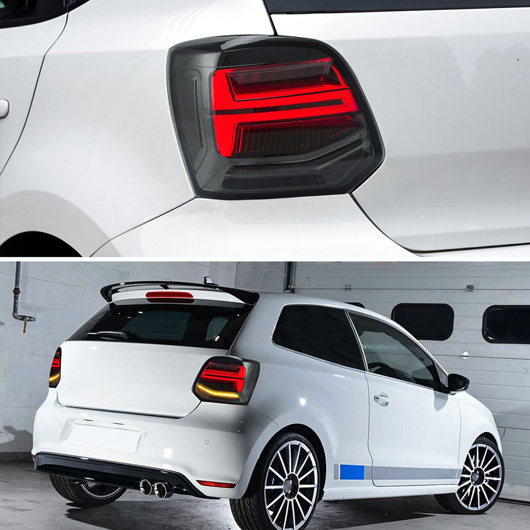 VLAND Taillights for Volkswagen Polo MK5 2009-2017 with Sequential ind ...