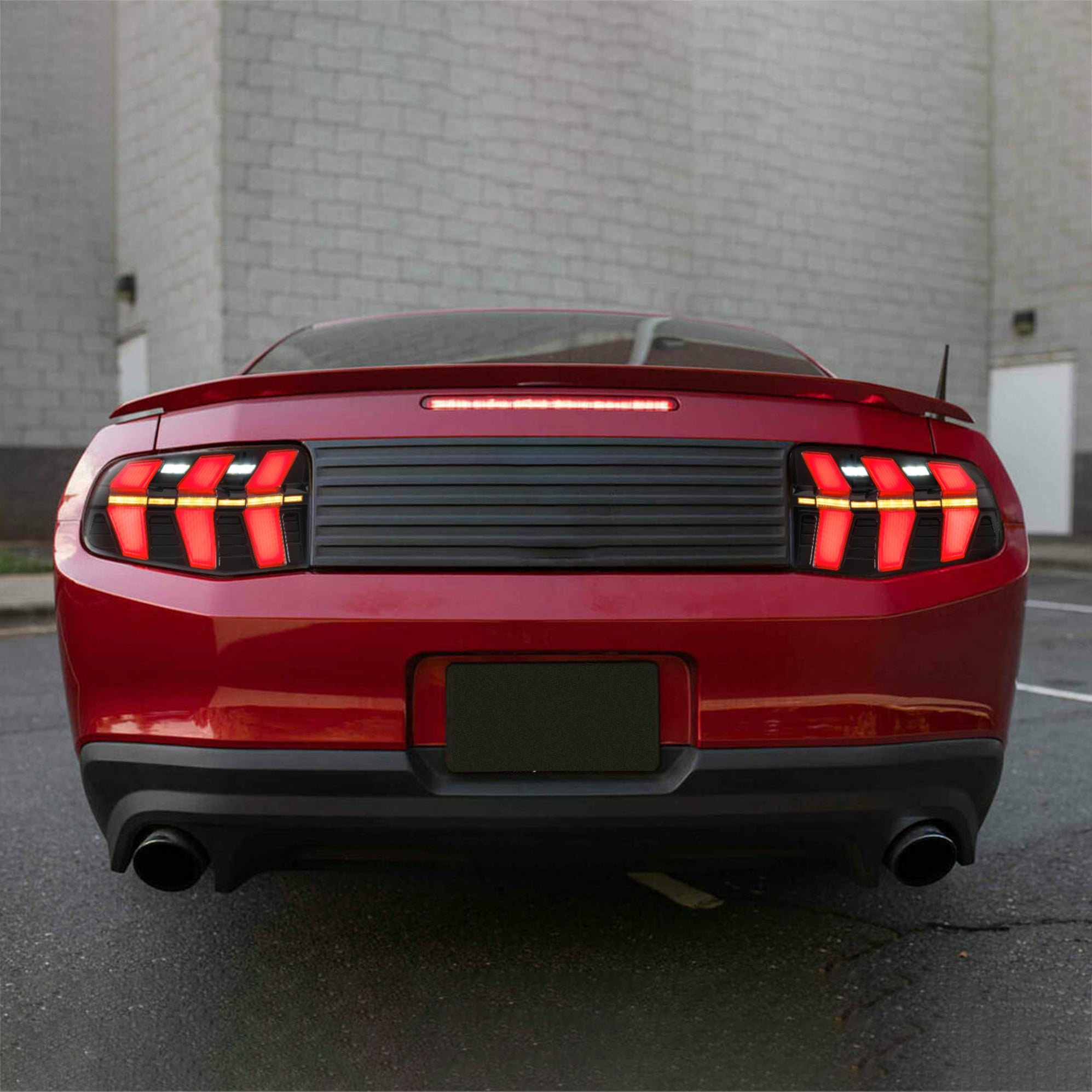 VLAND Full LED 7-Model Tail Lights For Ford Mustang 2010 2011 2012 ...