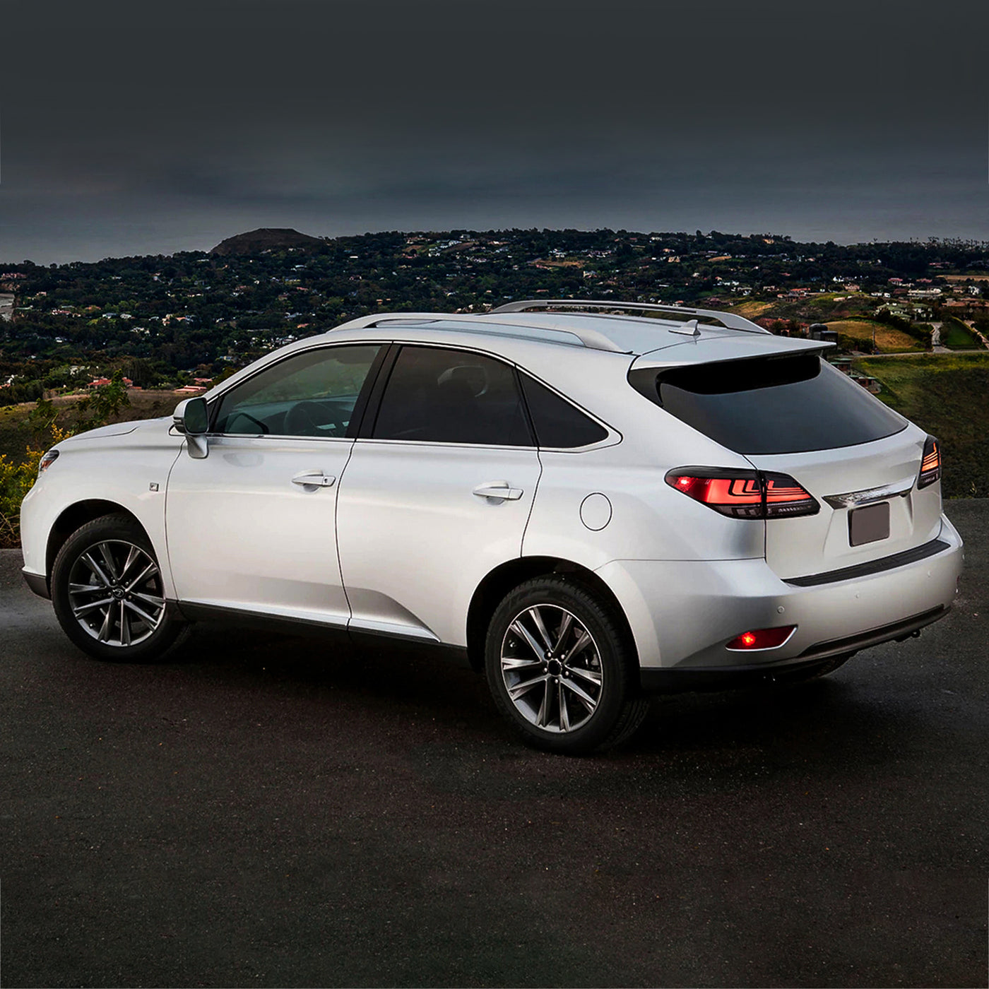 VLAND Full LED Tail Lights For Lexus RX 270/330/350/450H 2009-2015 Wit ...