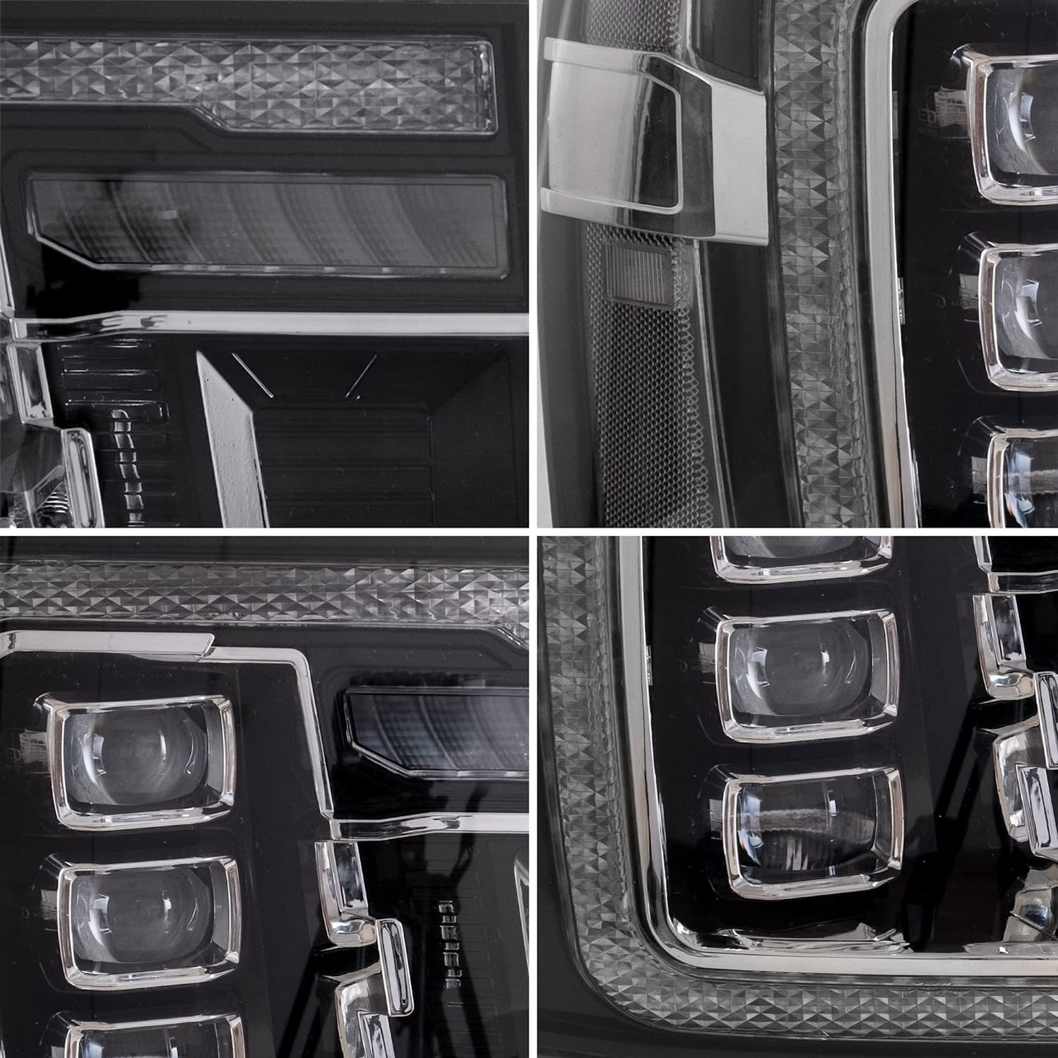 VLAND LED Projector Headlights For 2007-2013 GMC Sierra 1500 2500HD 35 ...